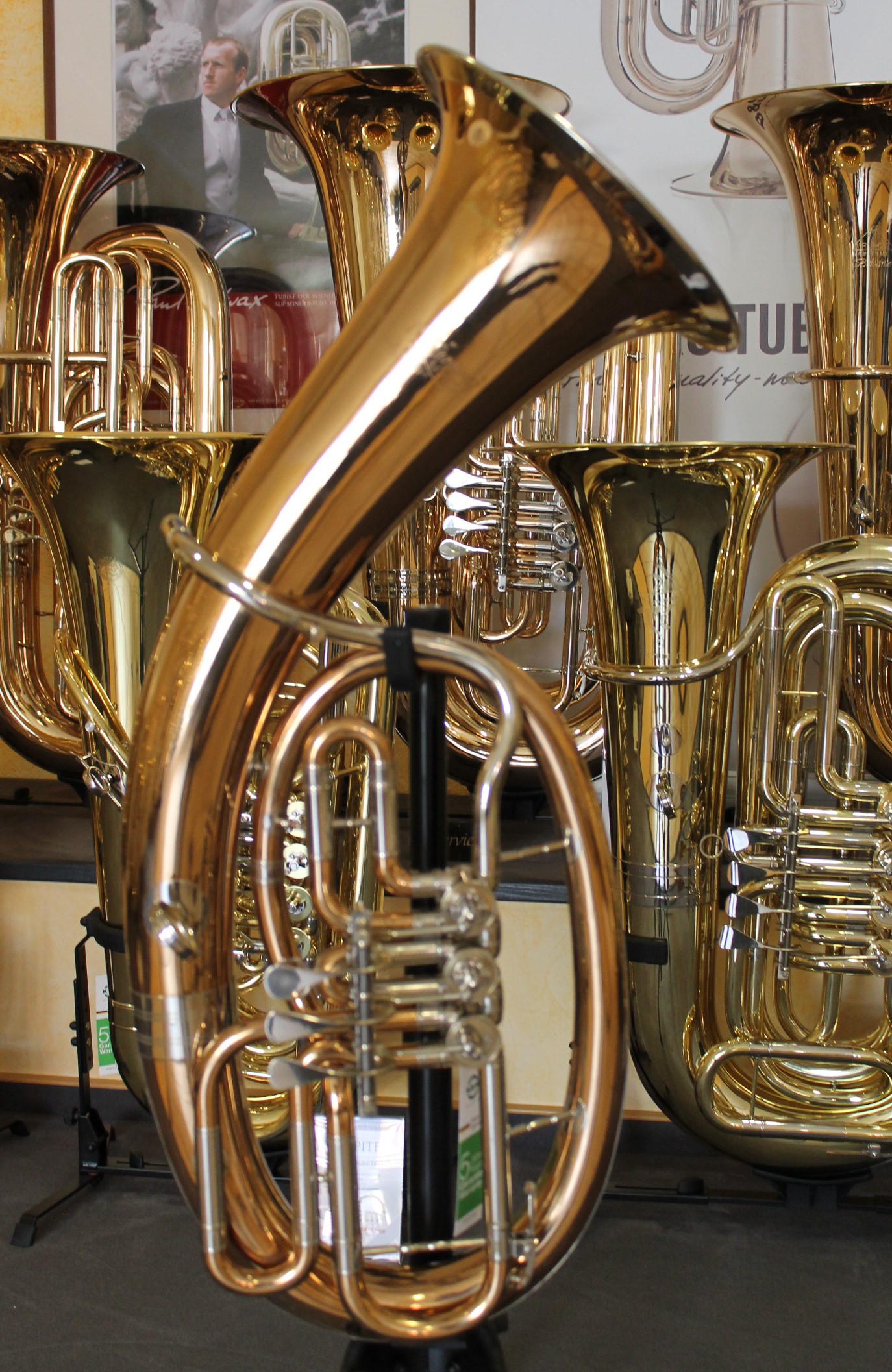 Bariton Original V.F. Cerveny Bariton, Mod. CEP 731 aus Goldmessing mit ...