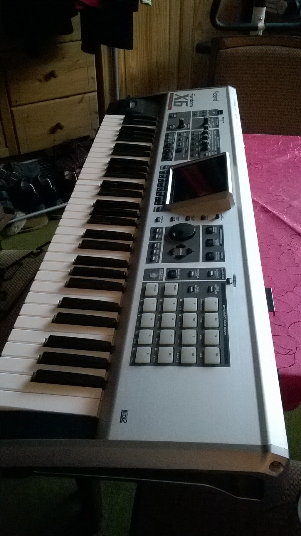 Keyboard Roland fantom X6 Audio Track Expansion