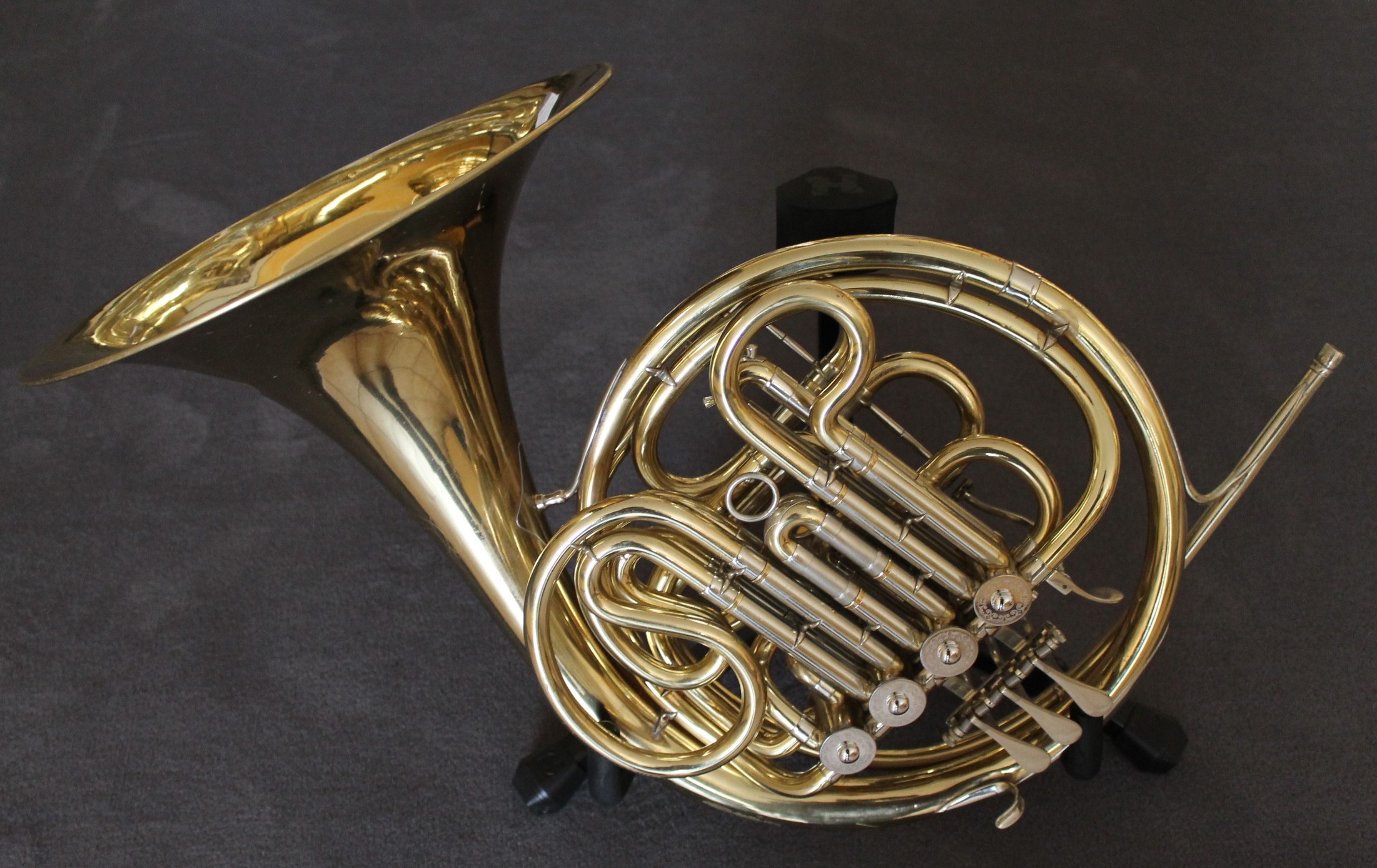 Hans Hoyer 801 Bb / F - Doppelhorn / Waldhorn inklusive Koffer · Doppelhorn