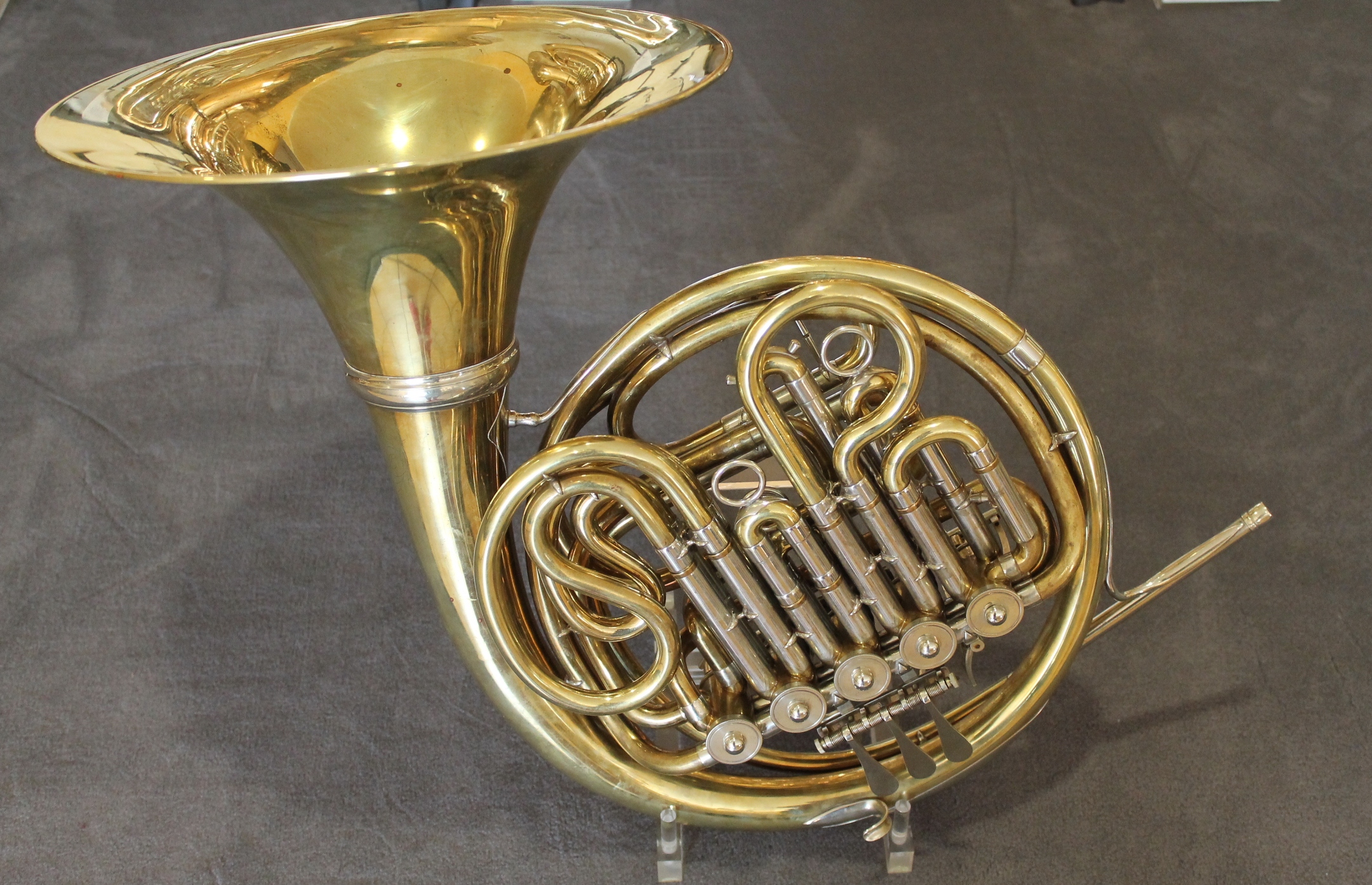 Meister Hans Hoyer Waldhorn - Doppelhorn. Mod. 804 A mit 5 Ventilen ...