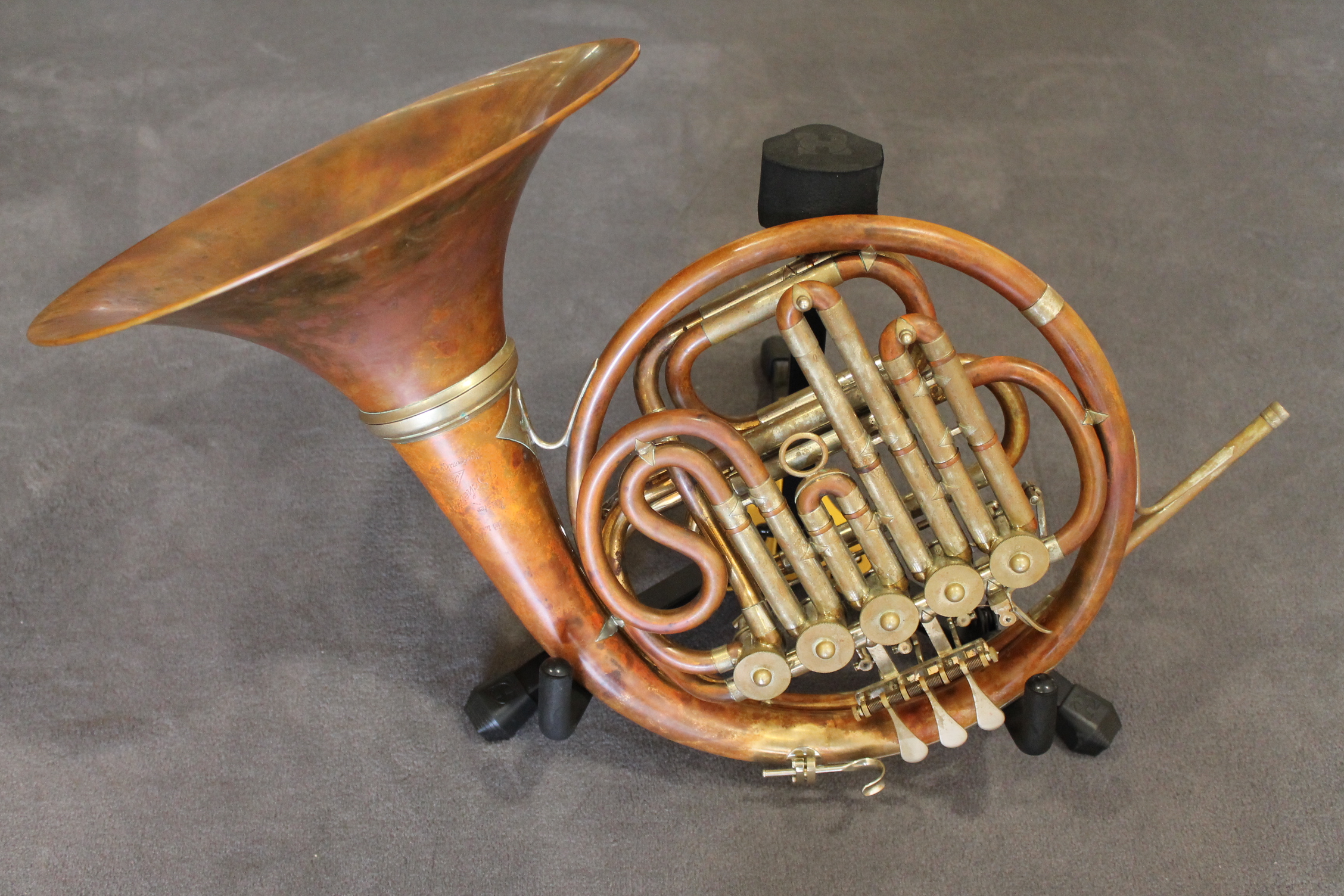 2 Gebrüder Alexander Mainz Doppelhorn / Waldhorn Schallbecher · Doppelhorn