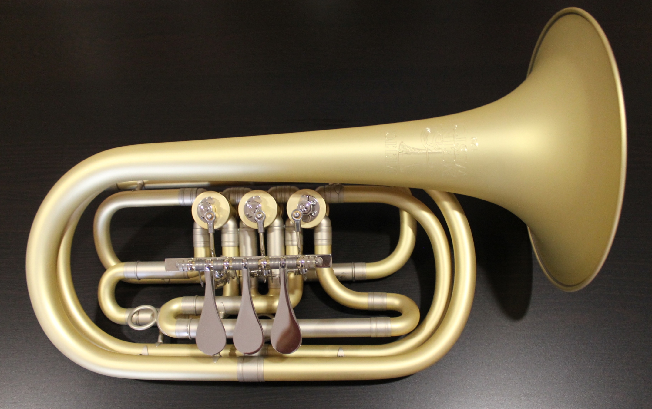 Melton 129 Elaboration Basstrompete in Bb, Sonderanfertigung · Trompete