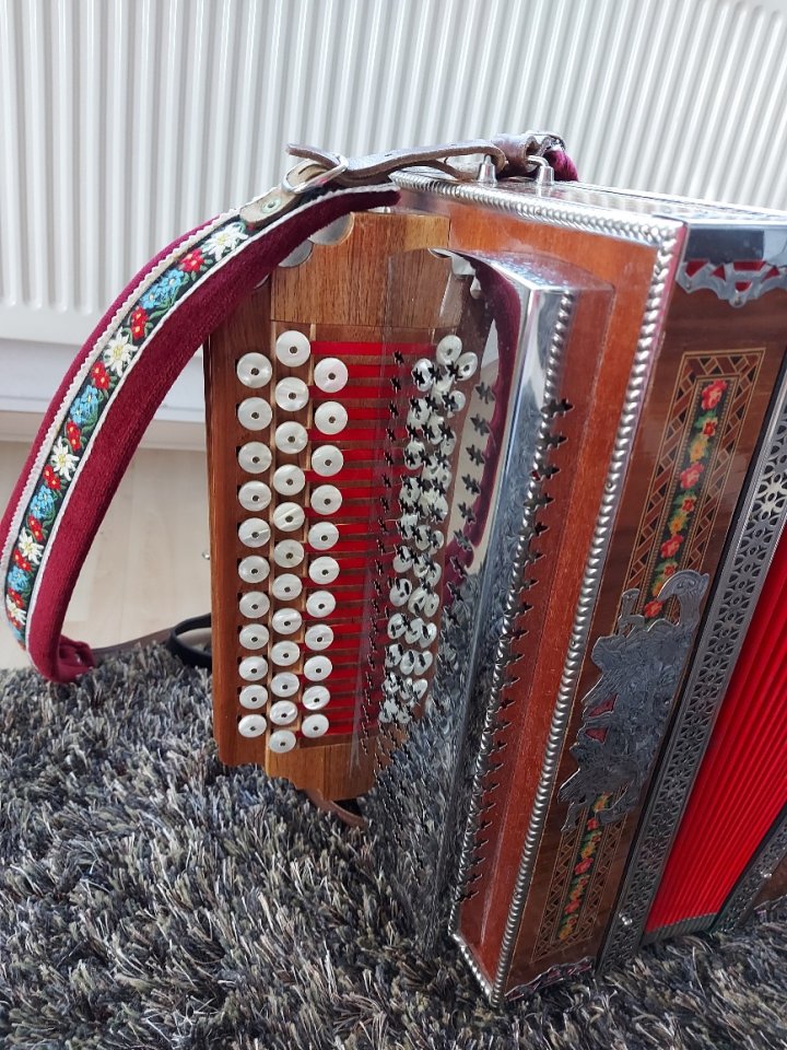 Steirische Harmonika 3-reihig H-E-A · Akkordeon