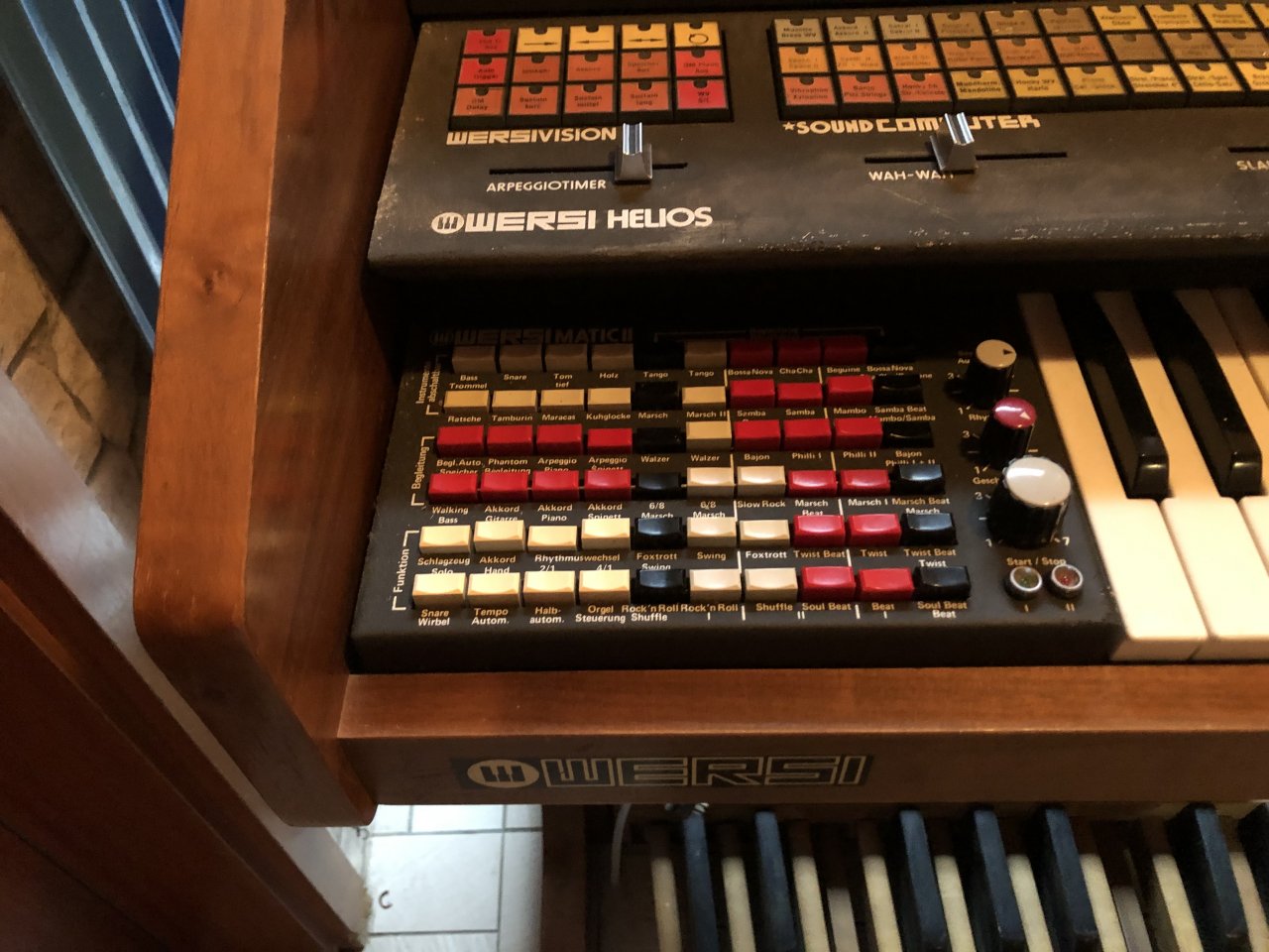 Wersi Helios Orgel mit Zubehör · Orgel