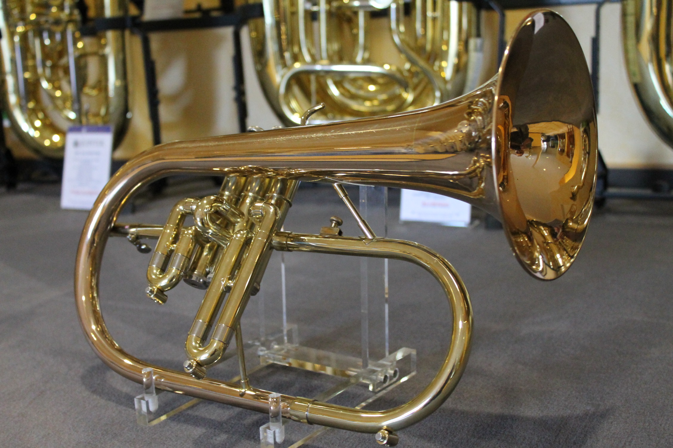 GETZEN Eterna Profi - Flügelhorn Goldmessing, Made in U. S. A. · Flügelhorn